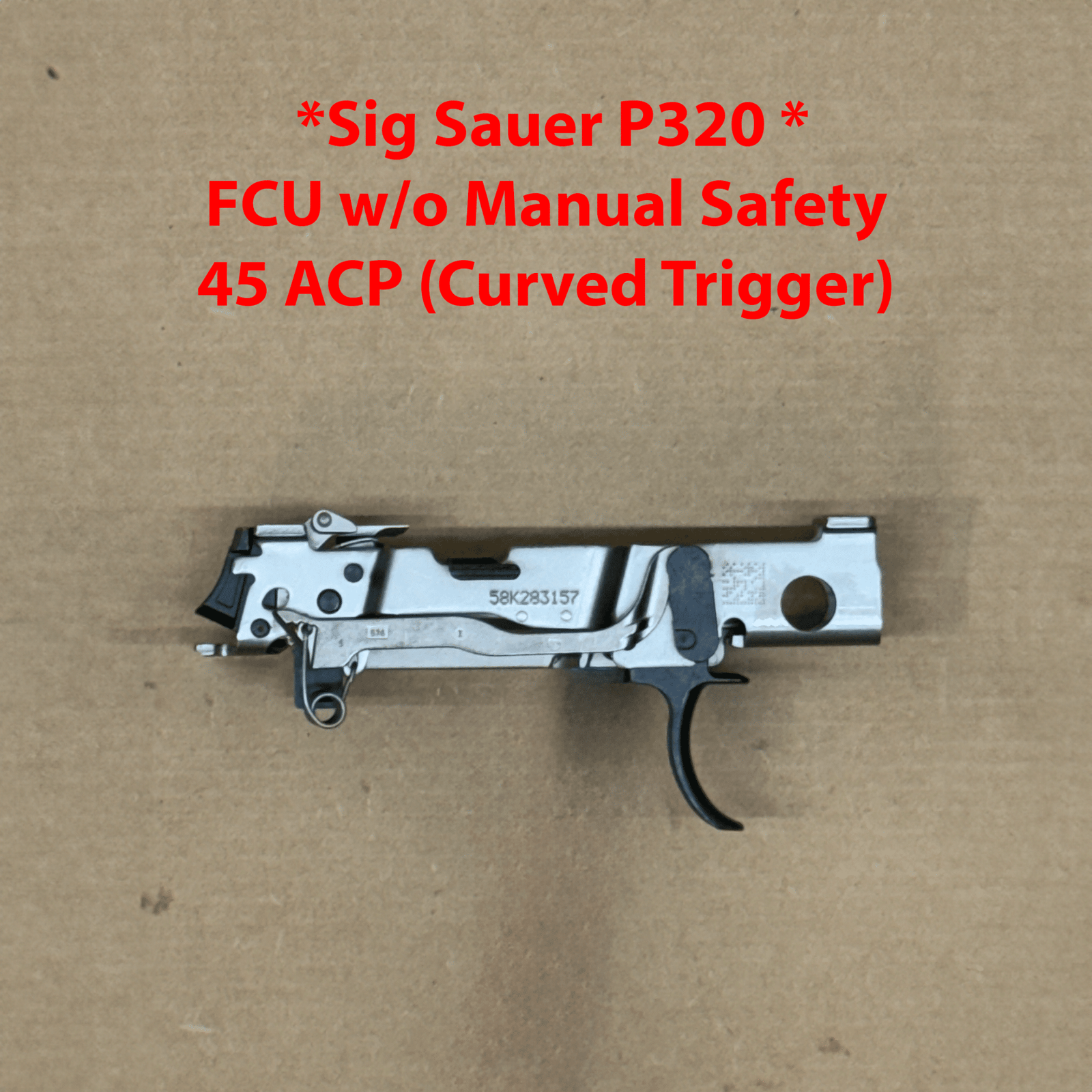 Sig Sauer P320 Fire Control Unit - FCU – TCM Stock