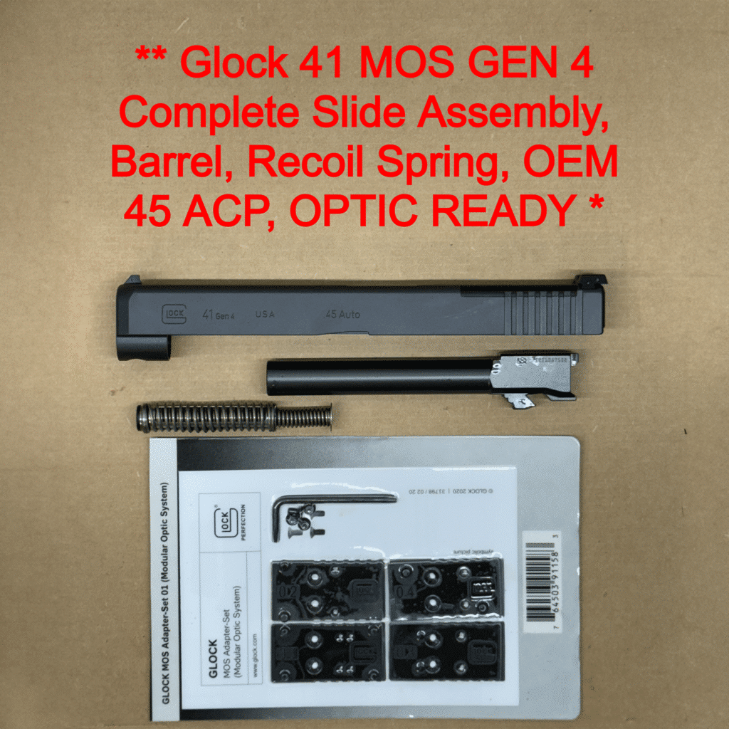 GLOCK 41 Gen 4 MOS OEM Complete Slide Assembly – BRAND NEW UG4130103MOS ...
