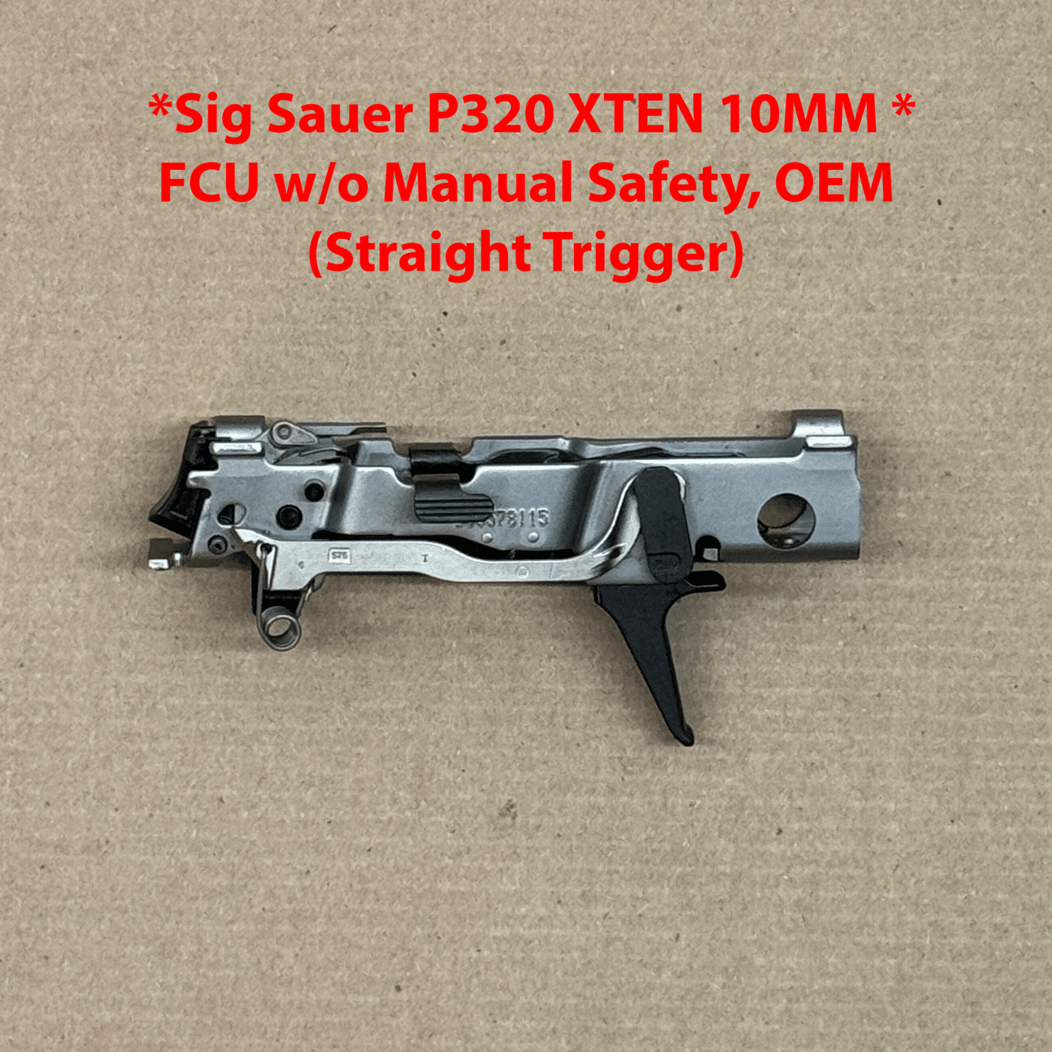 Sig Sauer P320 Fire Control Unit - FCU – TCM Stock