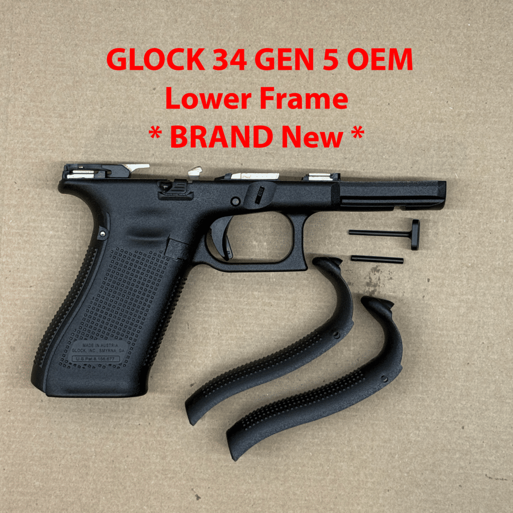 Glock 34 Gen 5 OEM Factory Lower Frame – Genuine Glock Grip Module ...