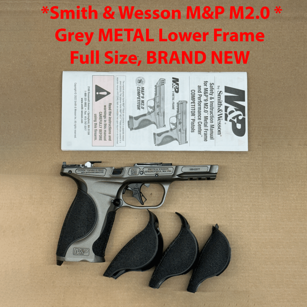 Smith & Wesson M&P9 M2.0 Carry Full Size OEM Factory Grey Metal Lower ...