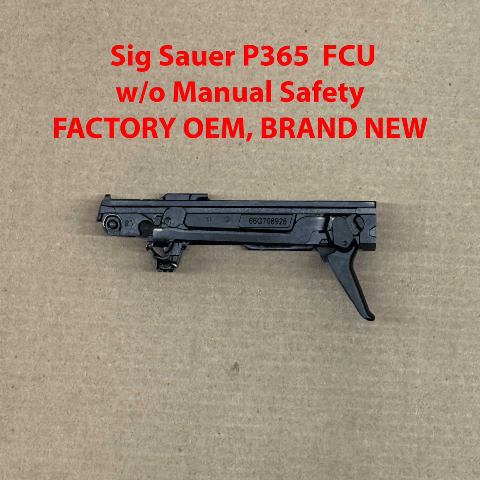 Sig Sauer P365 Sig Sauer P365 Fire Control Unit - FCU – TCM Stock