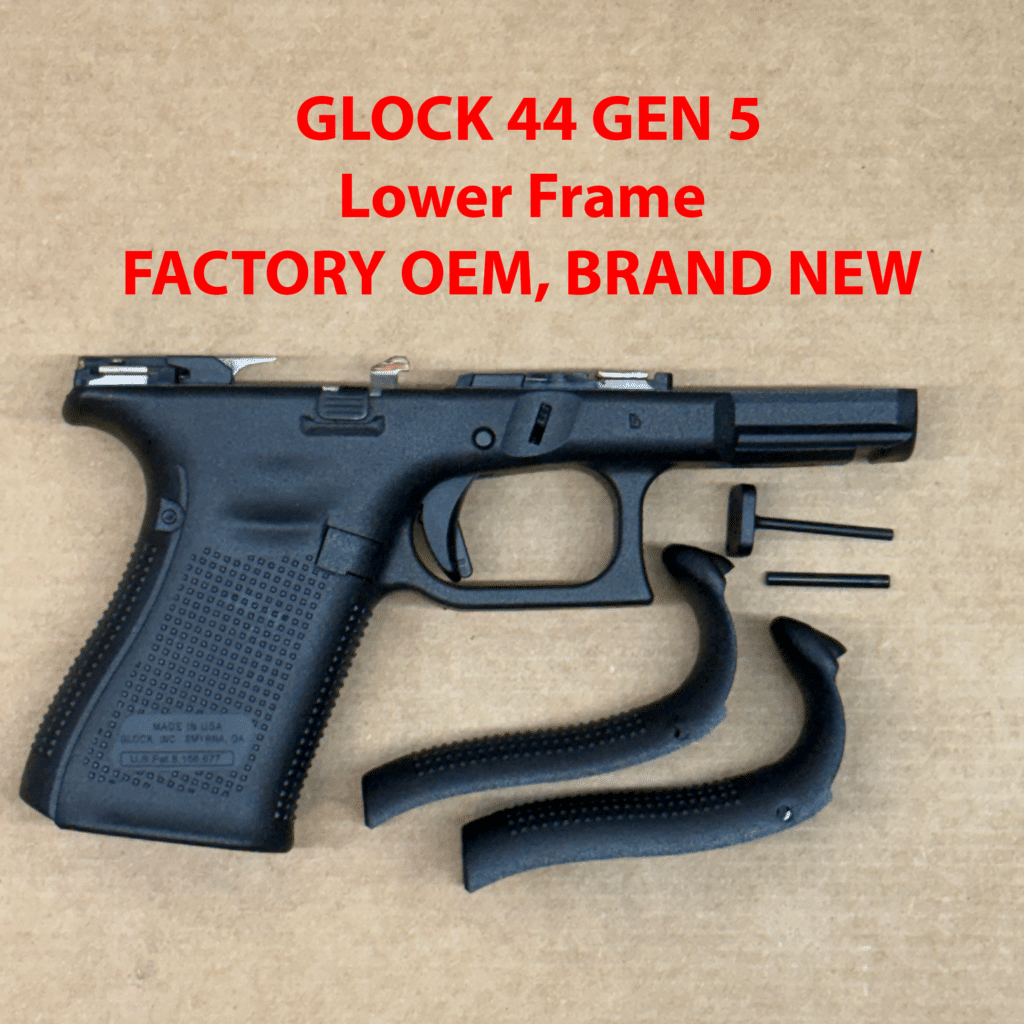 GLOCK 44 Gen 5 OEM Factory Lower Frame – .22 LR Grip Module – Black ...