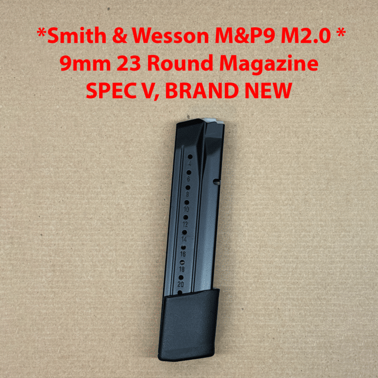 SINGLE * 23 Round Smith & Wesson M&P9 M2.0 Spec V Series OEM Extended ...
