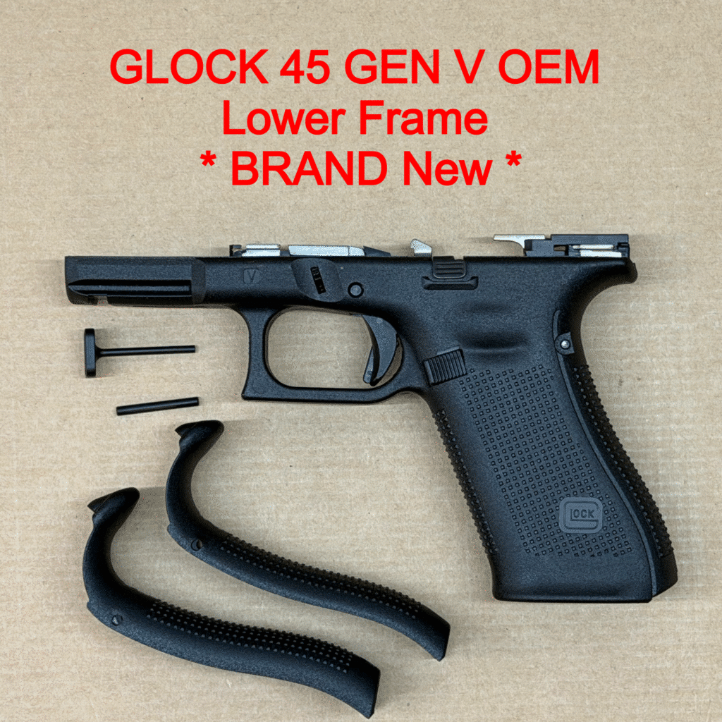Glock 45V Gen V OEM Factory Lower Frame – Factory Parts NEW GLPV4550201 ...